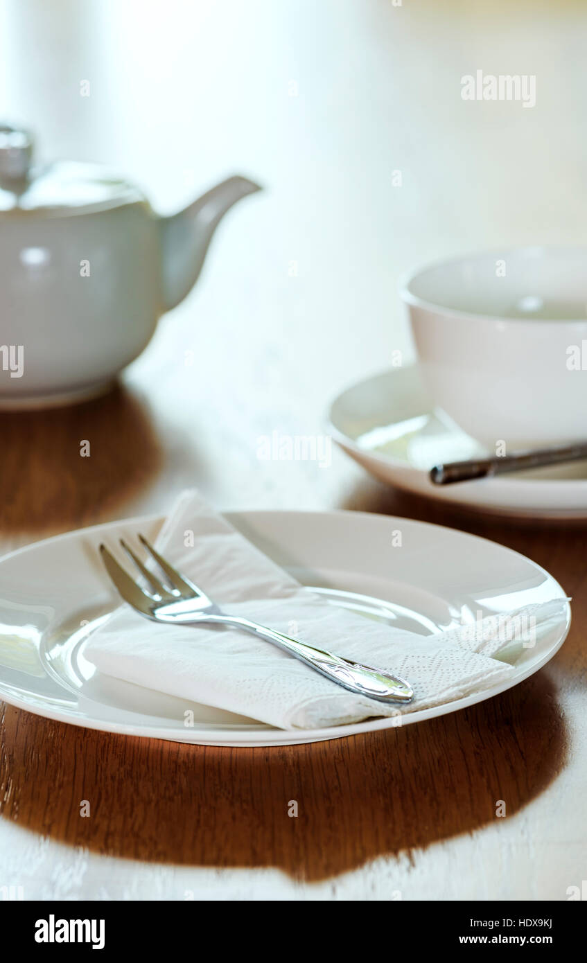 Table laid afternoon tea hi-res stock photography and images - Alamy