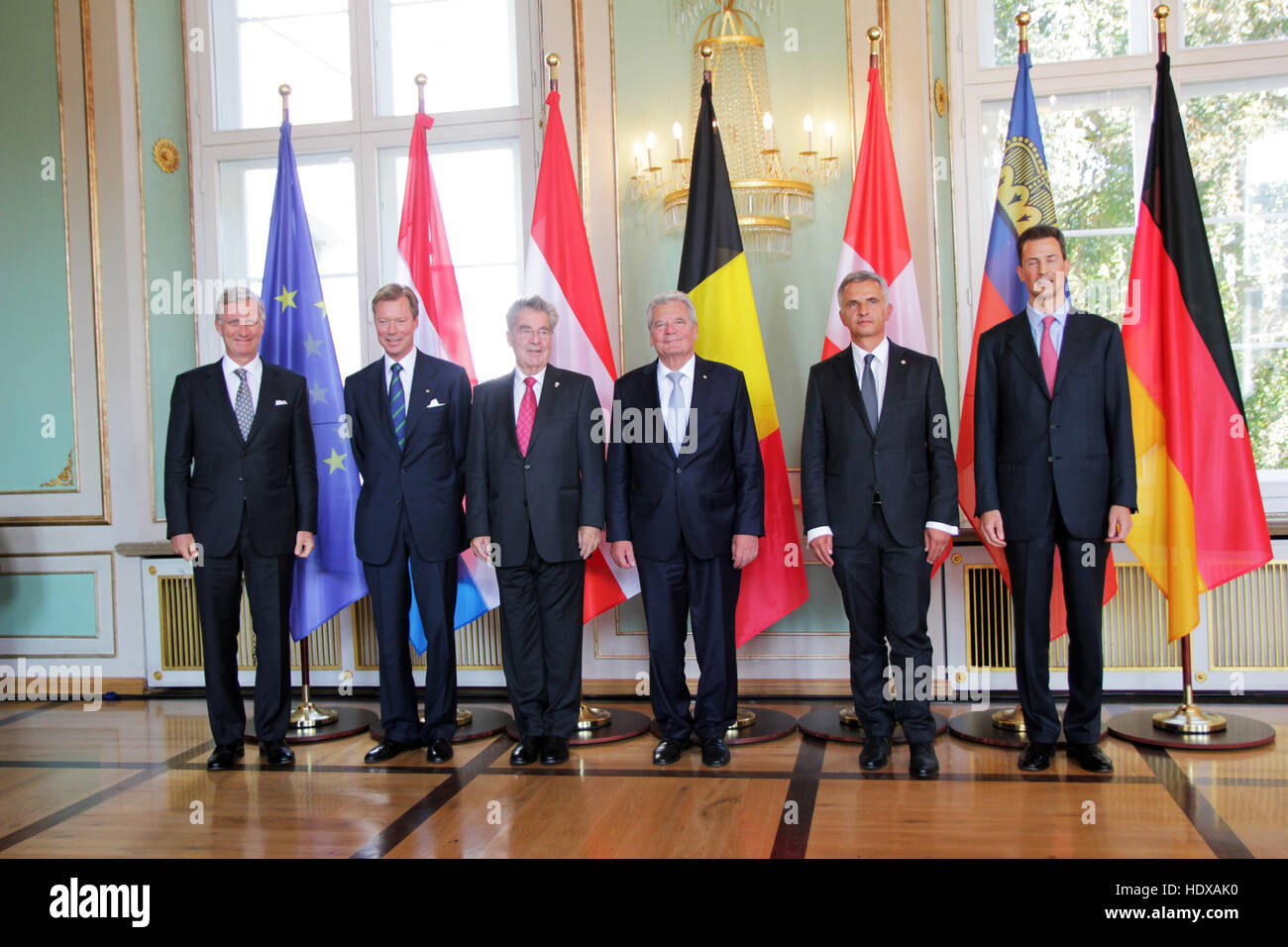 German speaking heads of state meeting on September, 18th 2014 in Bad ...