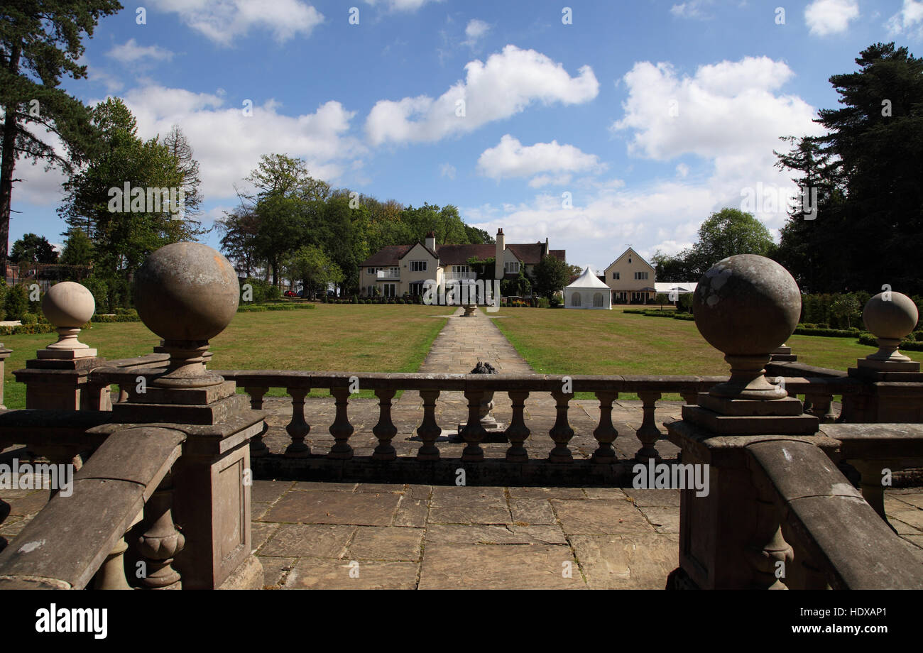 Gardens at Hogarths Hotel and wedding venue at Dorridge, near Solihull ...