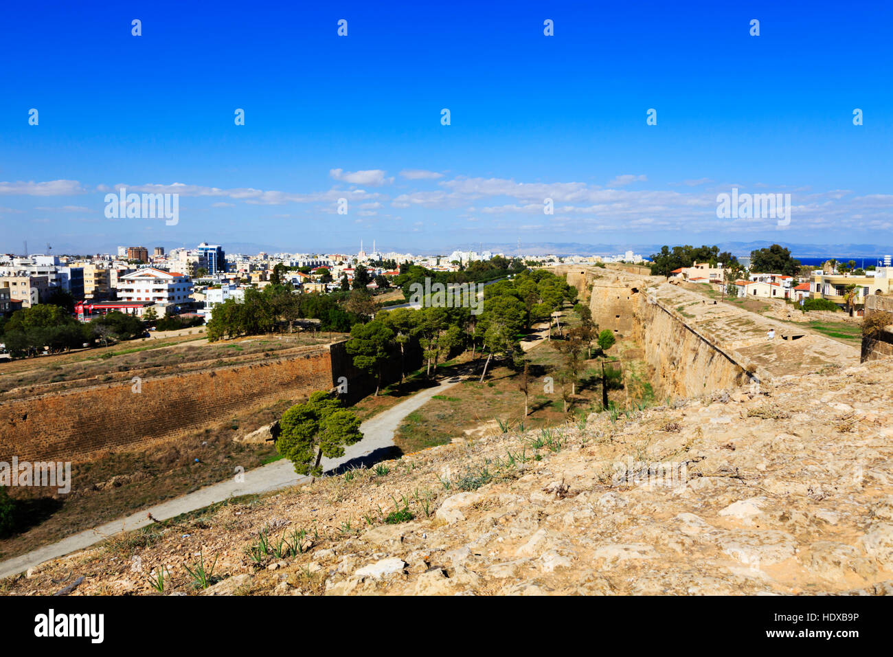 Famagusta city walls, Northern Cyprus Stock Photo - Alamy