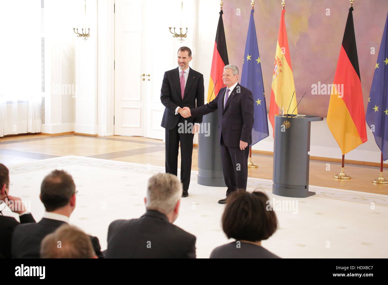 King Felipe and Queen Letizia of Spain during official visit to German ...