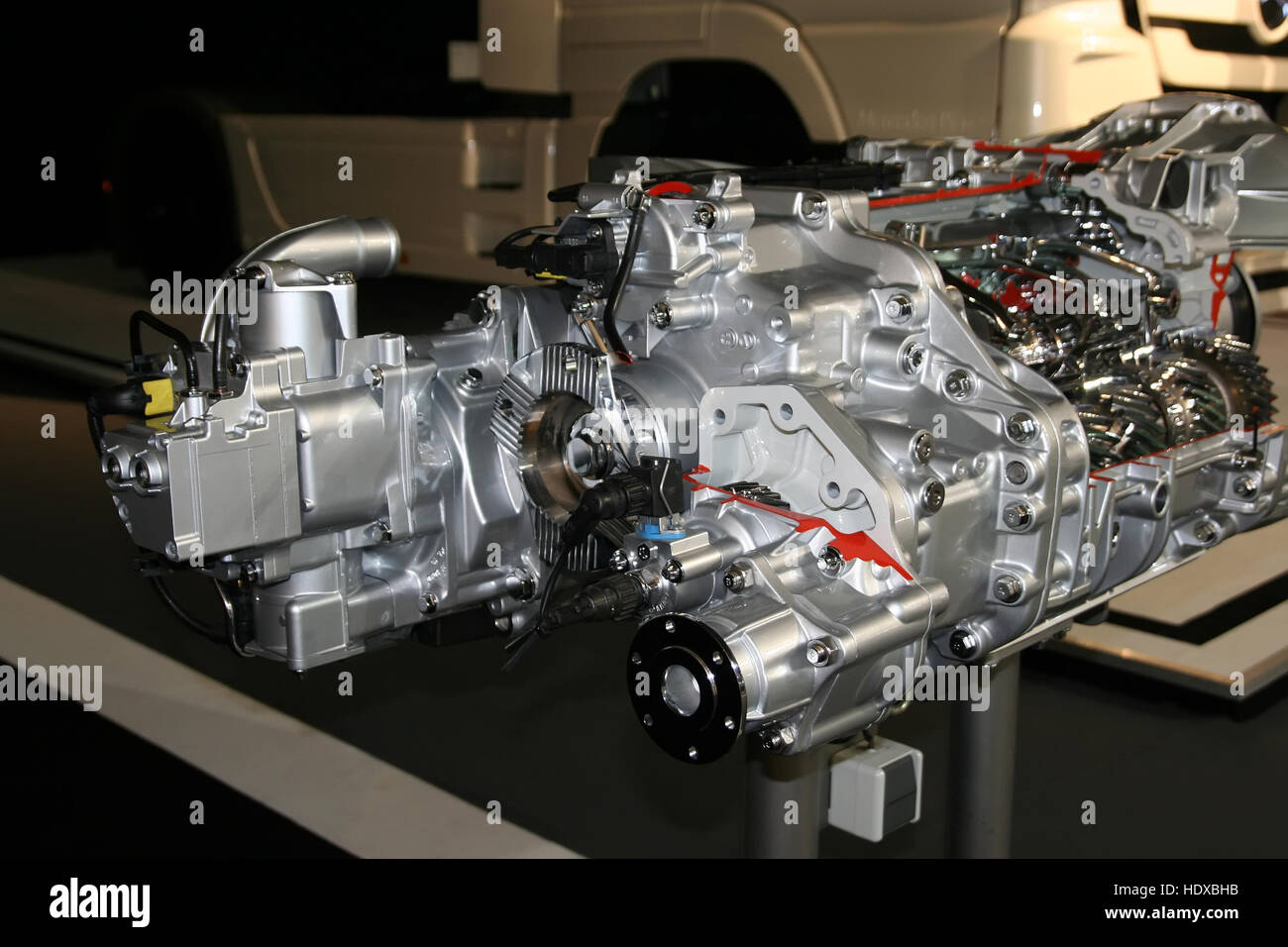 Automobile gearbox part. Car engine part. Automobile mechanics Stock ...