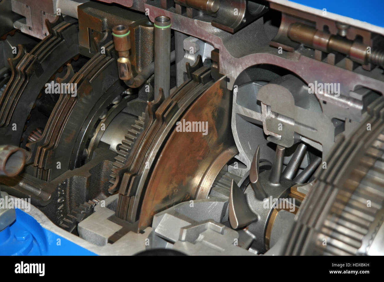 Automobile gearbox part. Car engine part. Automobile mechanics Stock ...