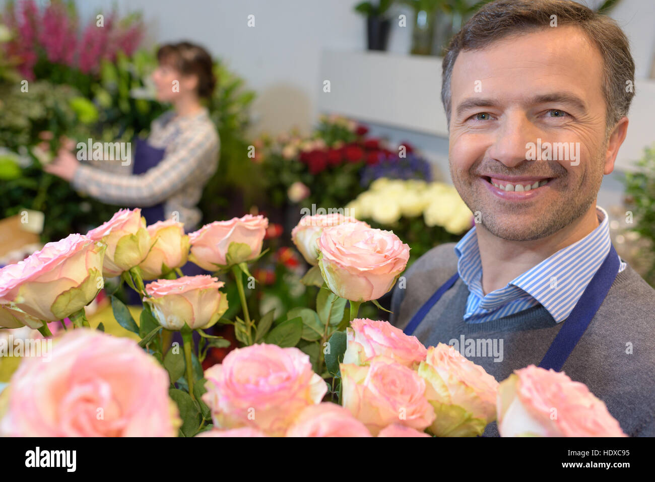 a bouquet of roses Stock Photo - Alamy