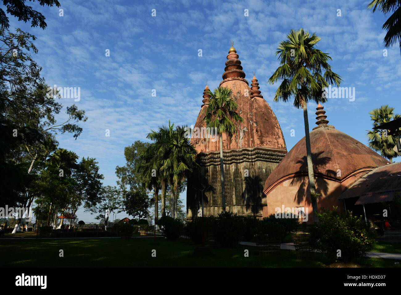 The beatuful 18th century Shiva dol temple in Sivasagar, Assam Stock ...