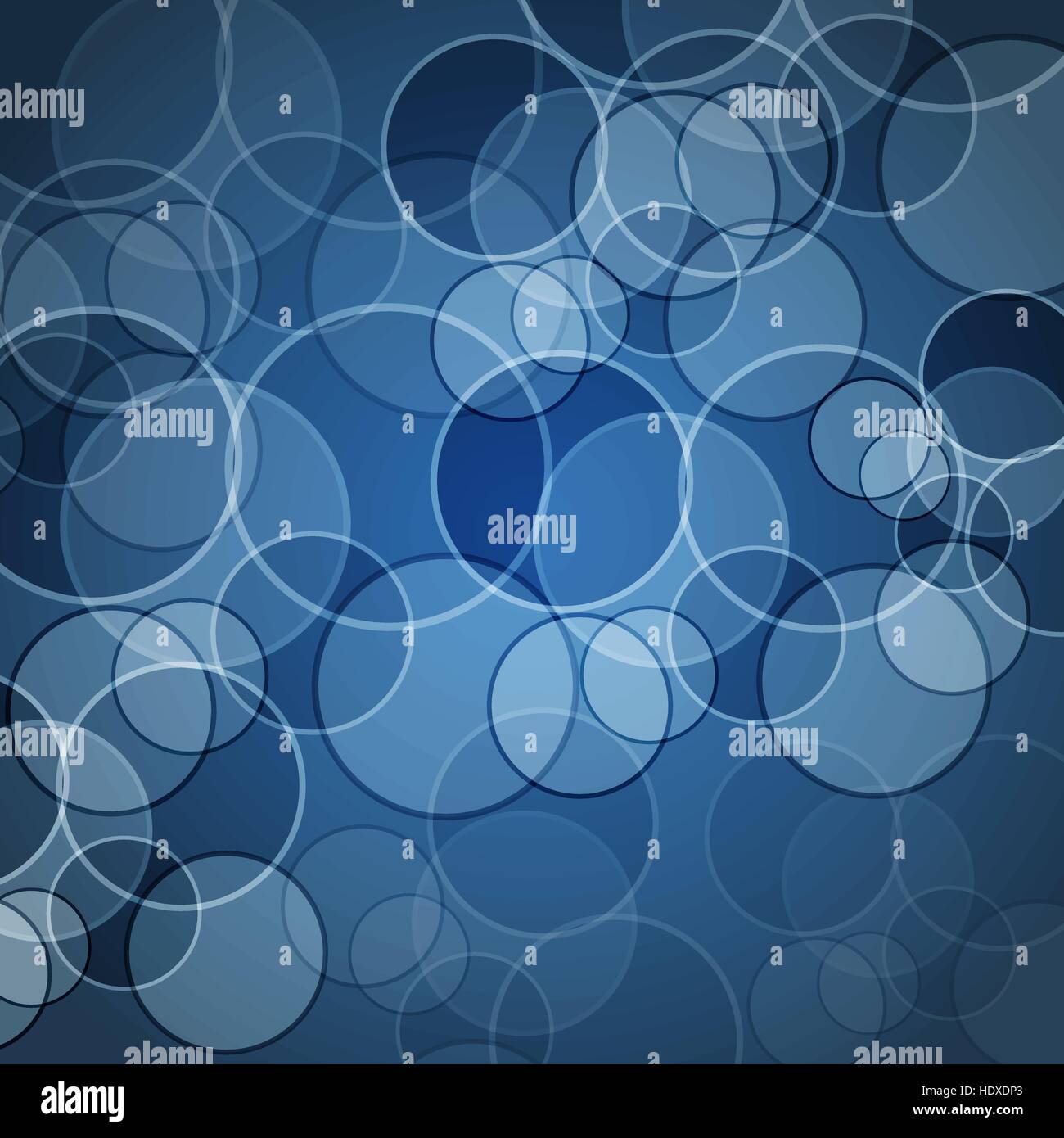 Abstract blue background with circles, stock vector Stock Vector Image ...