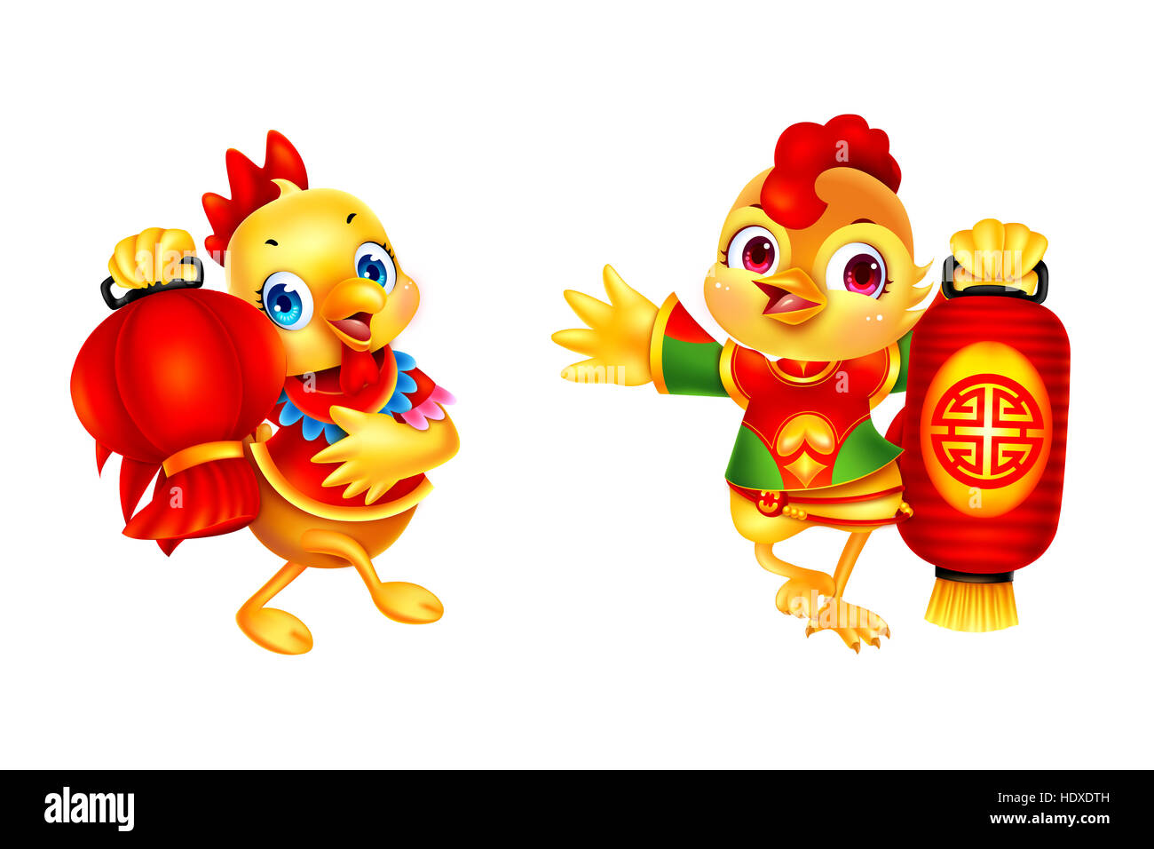 Poultry illustration Cut Out Stock Images & Pictures - Alamy