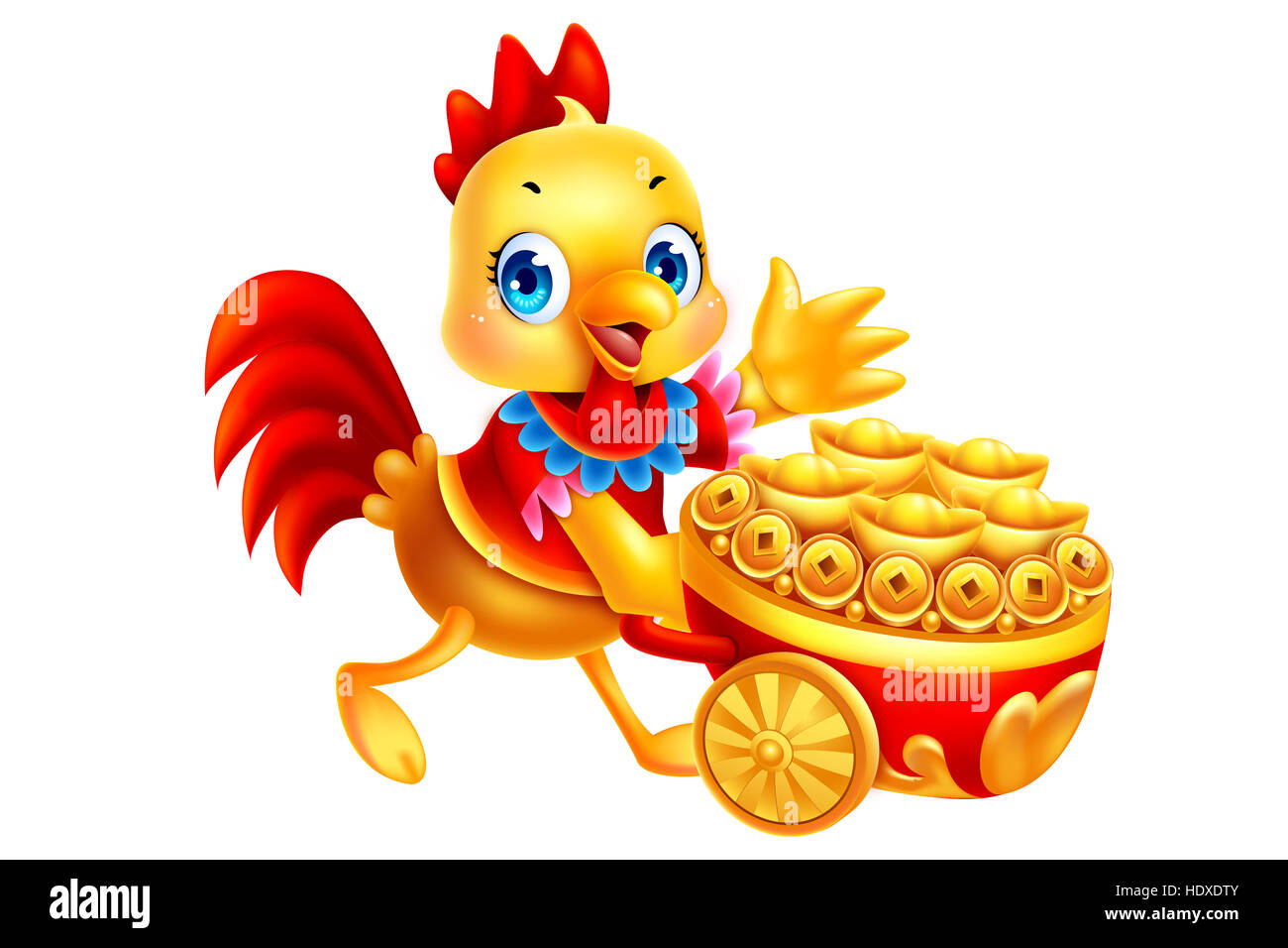 Chicken cartoon Cut Out Stock Images & Pictures - Alamy