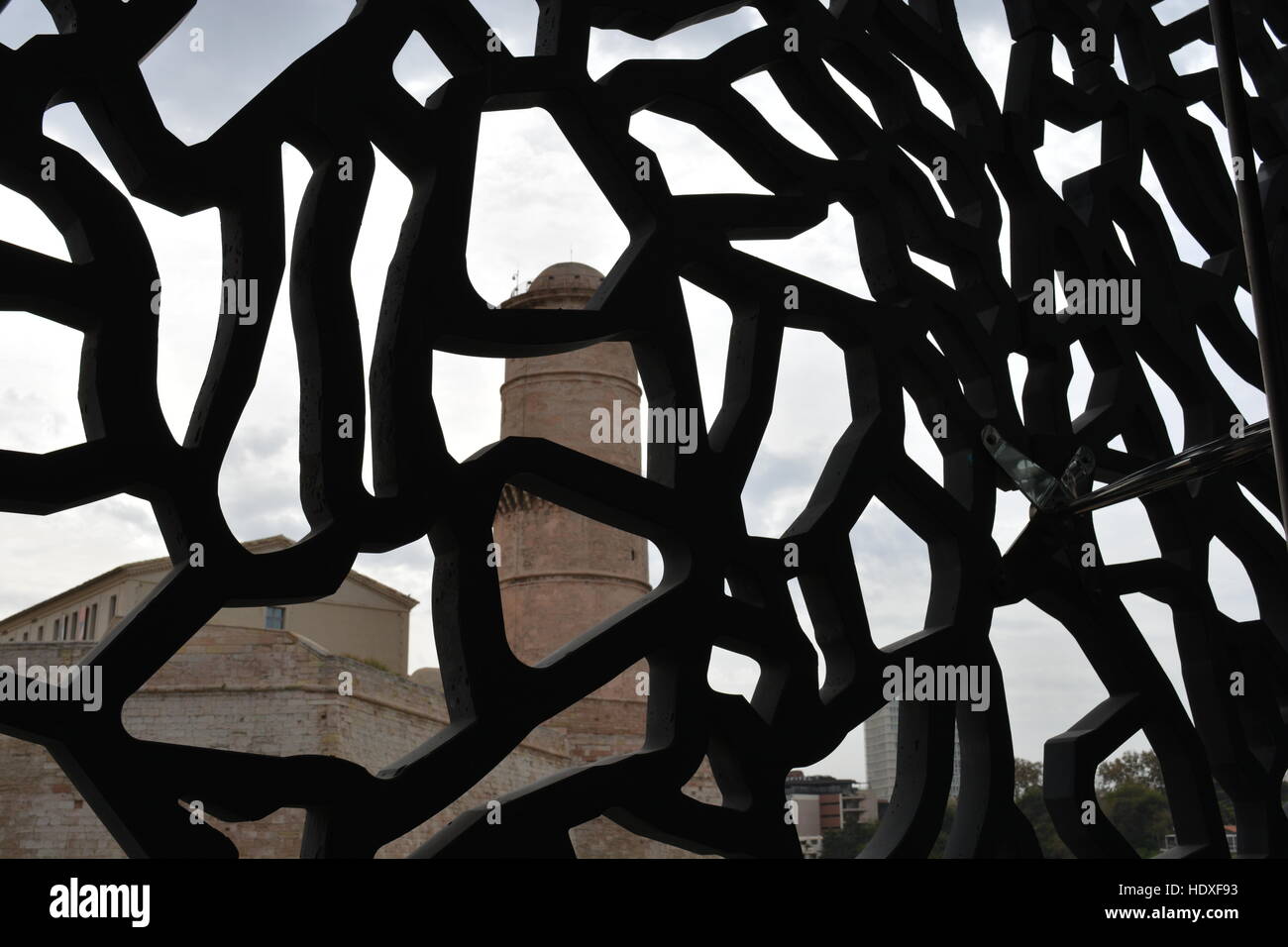 A modern building in a French town Stock Photo - Alamy