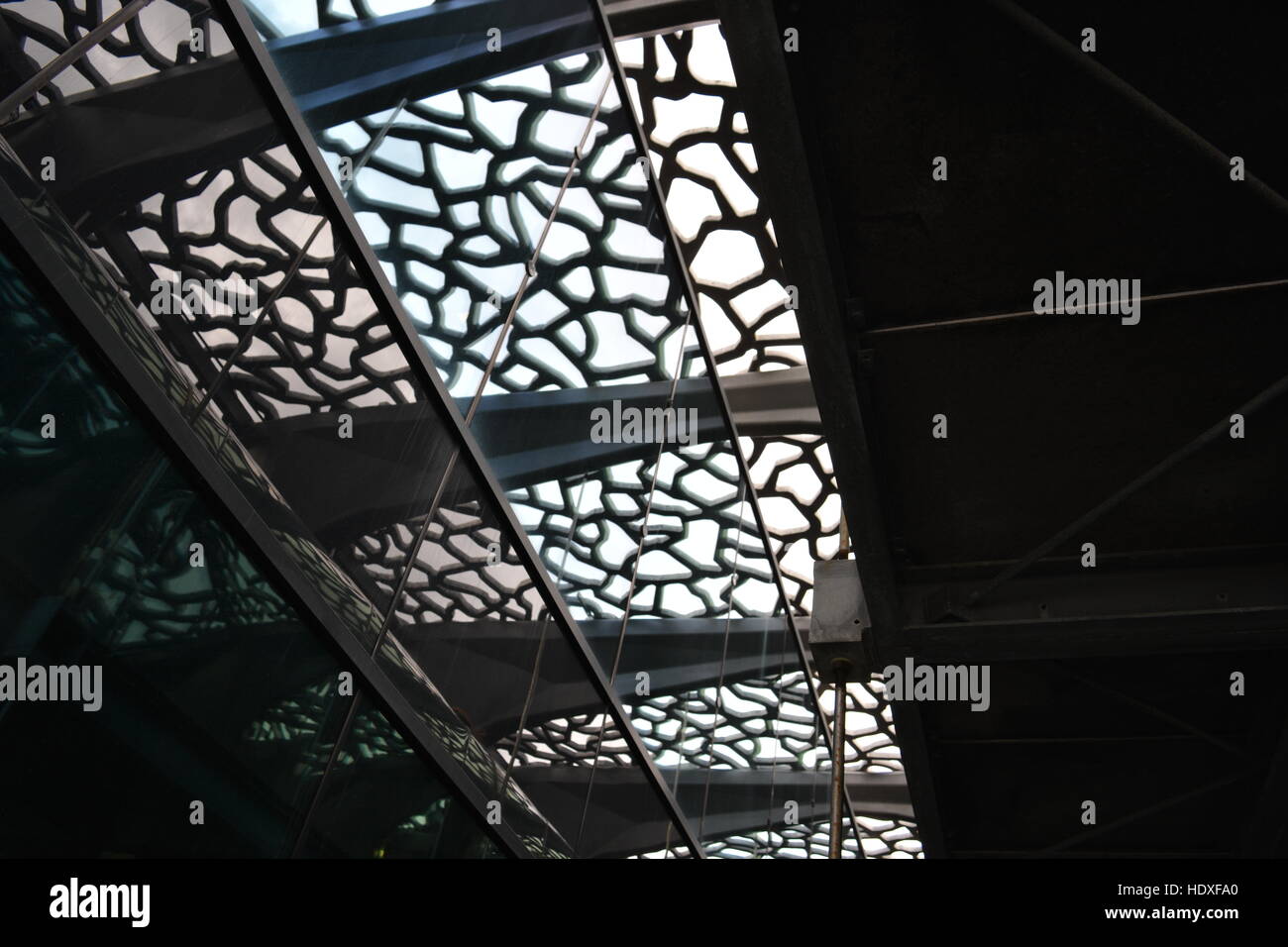 A modern building in a French town Stock Photo - Alamy
