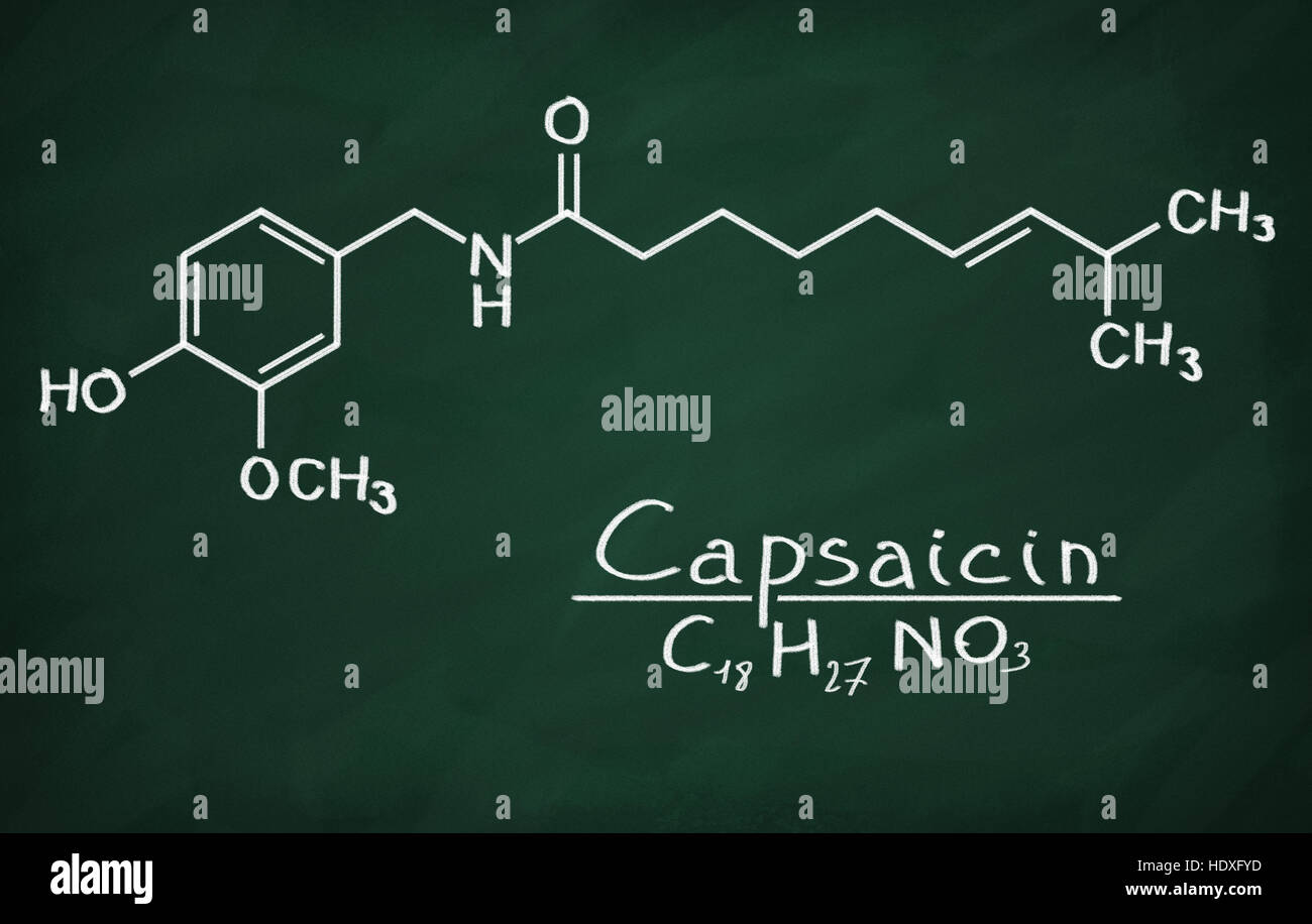 Capsaicin molecule hi-res stock photography and images - Alamy