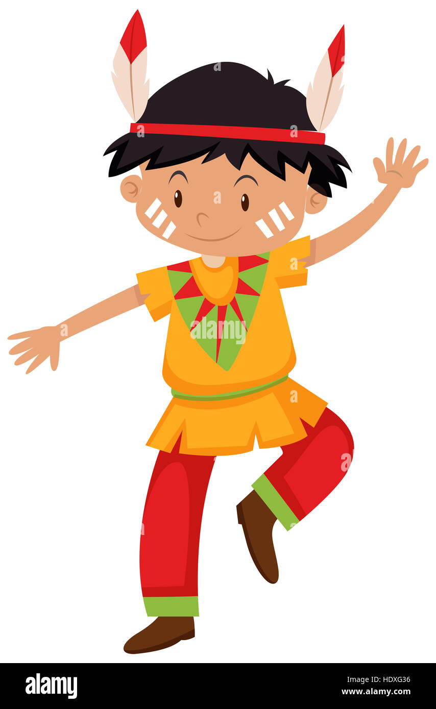 Native American Boy Clipart