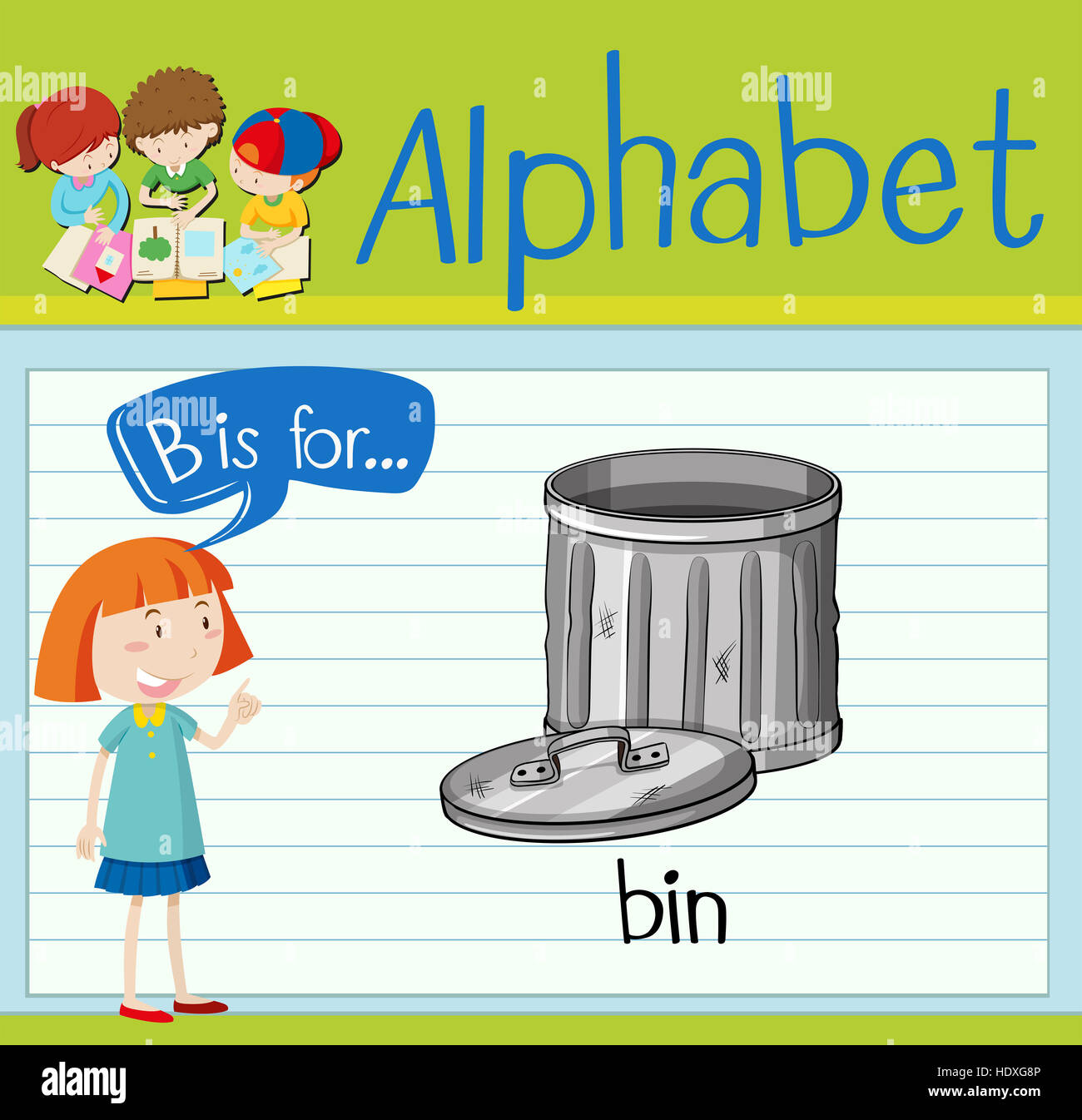 Child garbage can school hi-res stock photography and images - Alamy