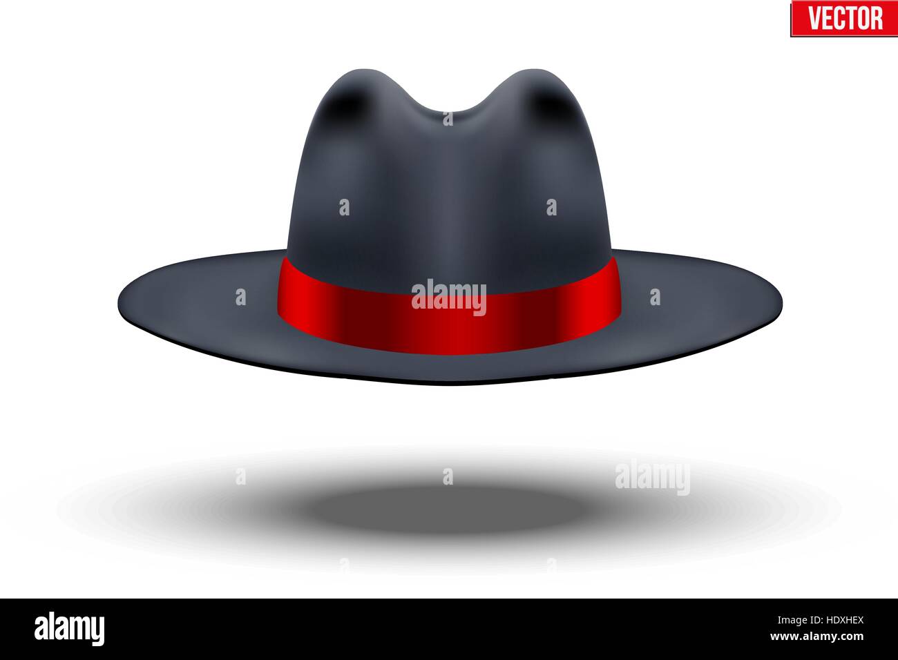 Hat felt hat Stock Vector Images - Alamy