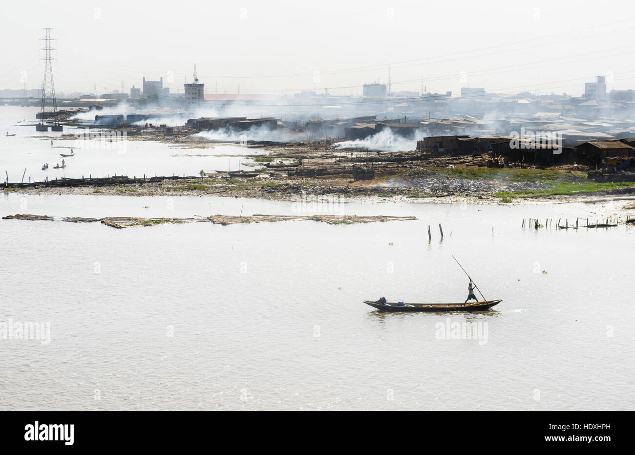 The floating slums of Lagos, Nigeria Stock Photo - Alamy