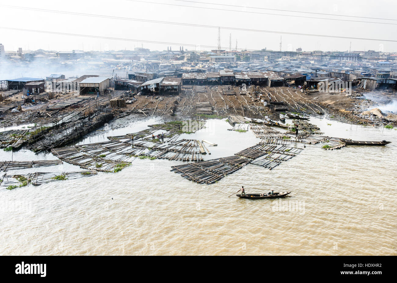 The floating slums of Lagos, Nigeria Stock Photo - Alamy