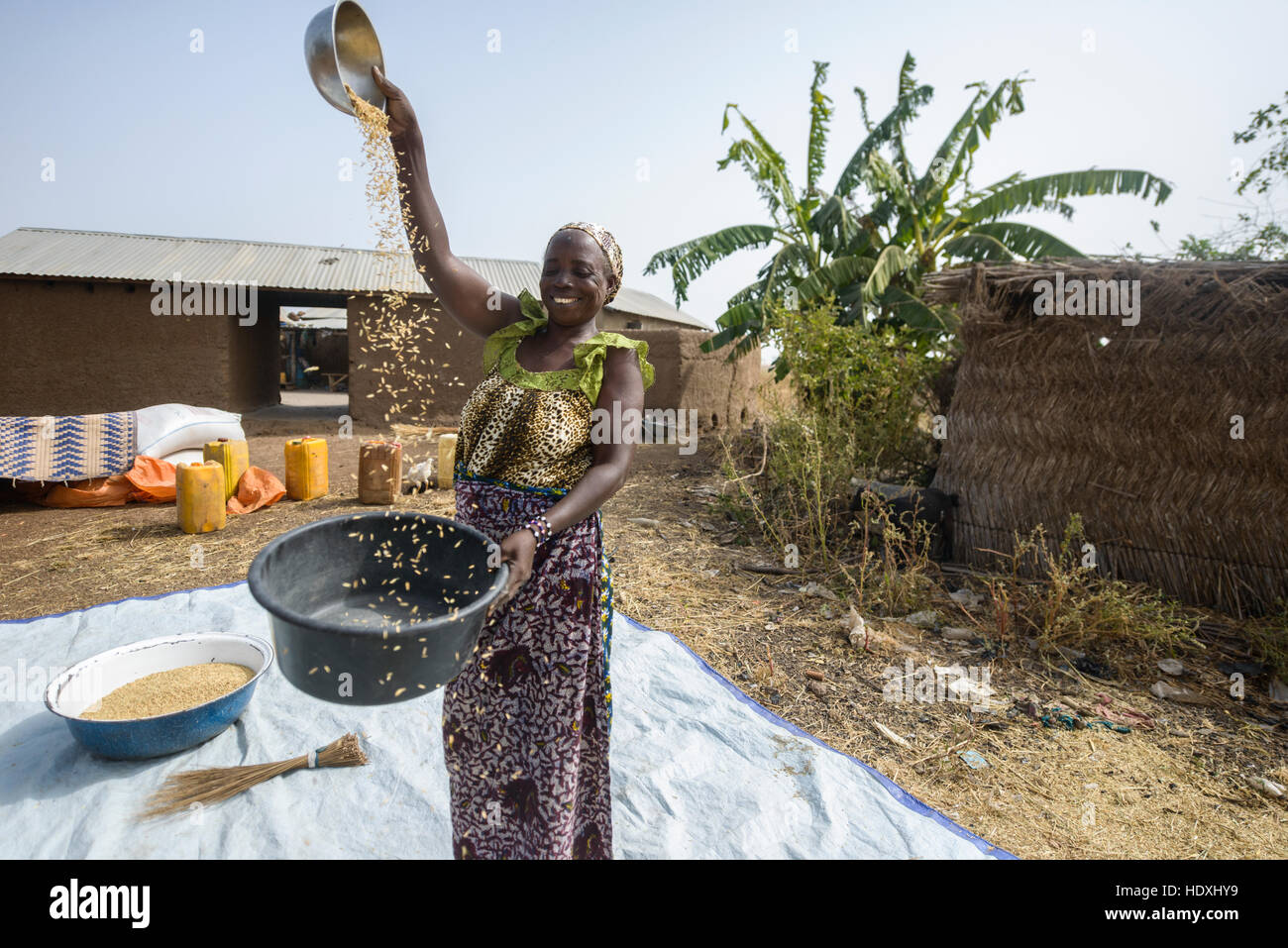 Village life of Northern Togo Stock Photo - Alamy
