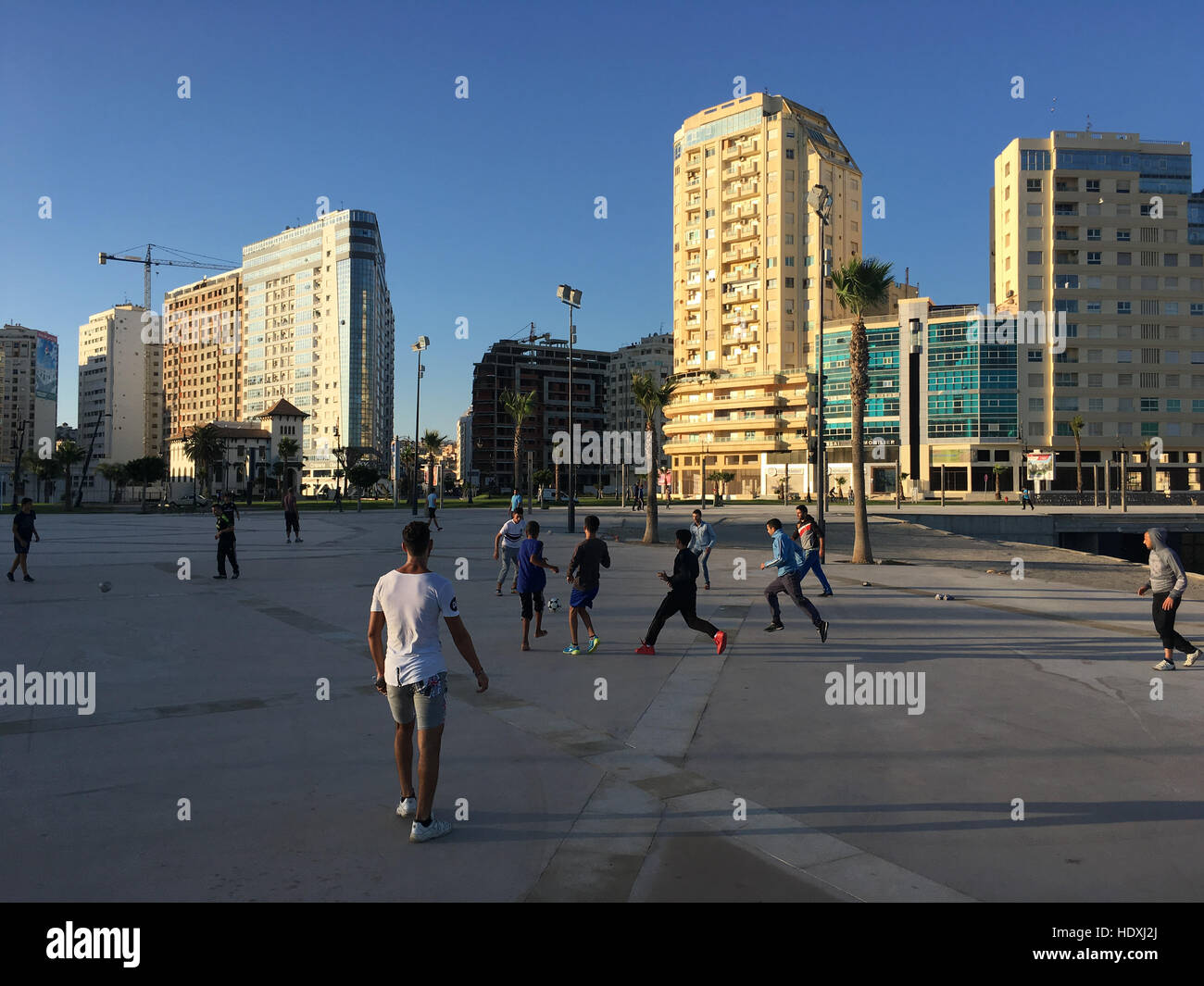 The waterfront and corniche at Tangiers, Morocco, 2016 Stock Photo - Alamy