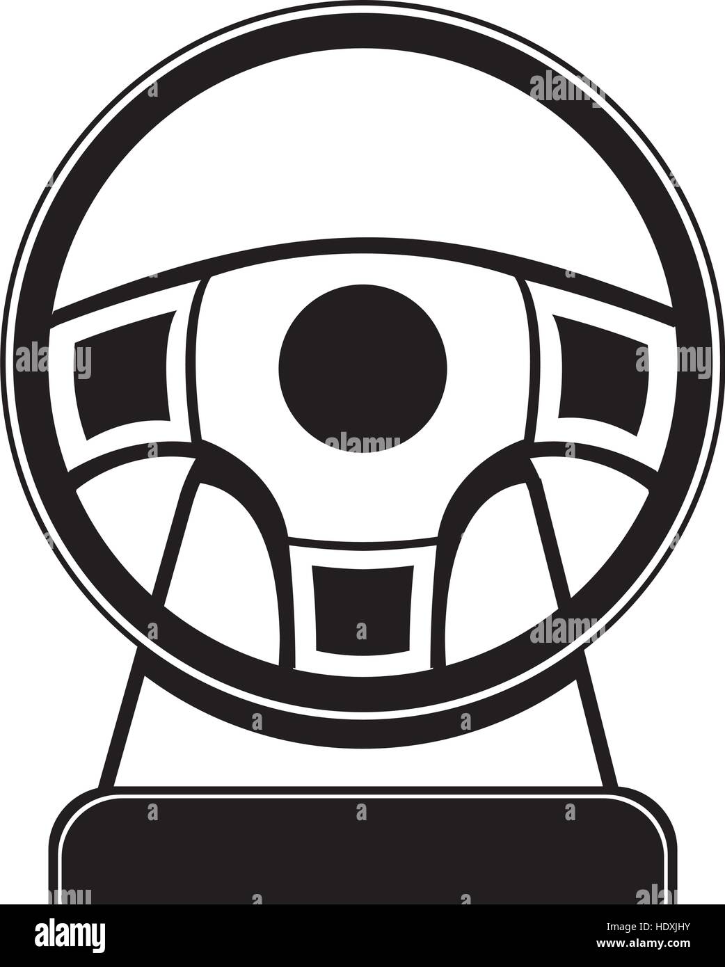 Isolated Wheel of videogame design Stock Vector Image & Art - Alamy