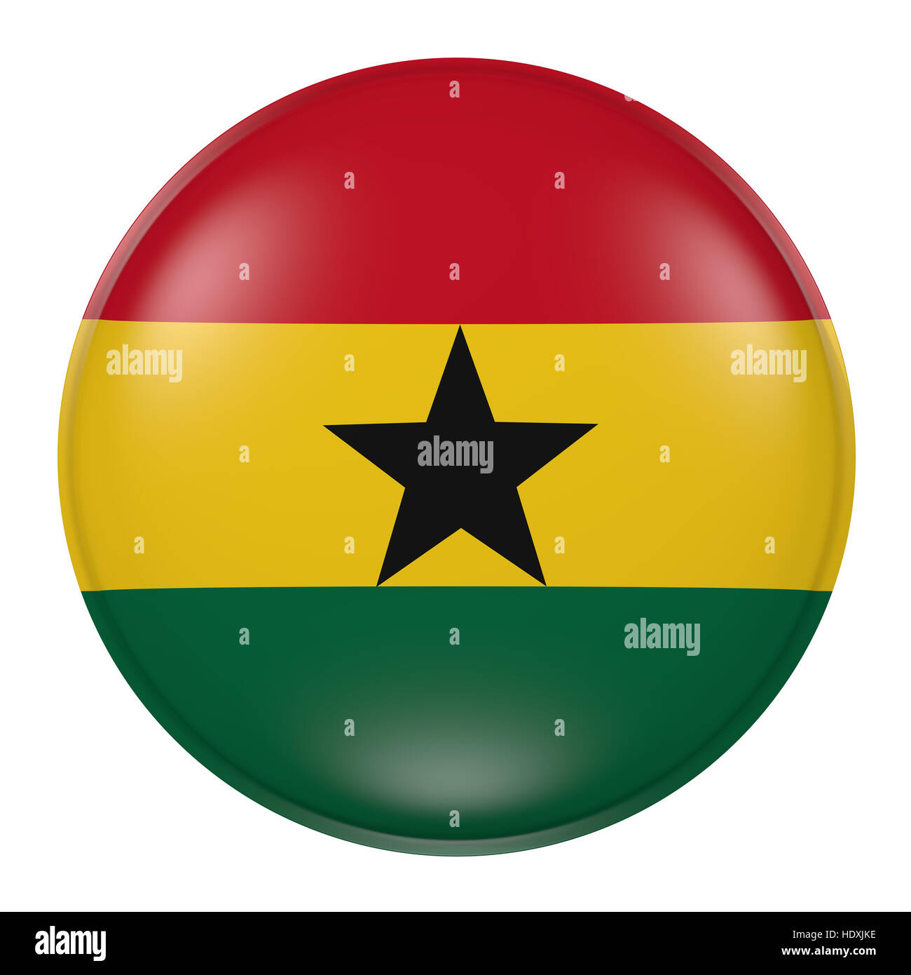 Ghana flag icon Cut Out Stock Images & Pictures - Alamy