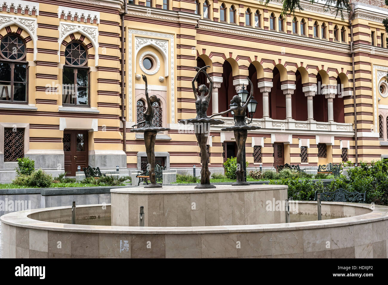 Georgia, Tbilisi. Georgian Opera and Ballet Theatre . Built in 1851 ...
