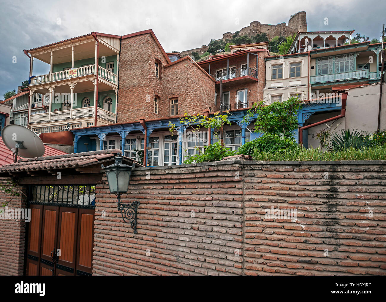 Georgia, Tbilisi , in the old town area of the fortress Narikala ...