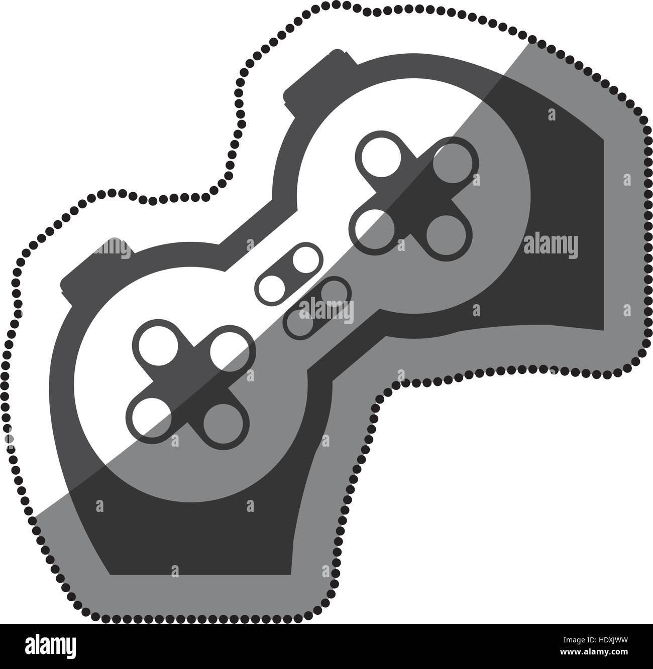 Isolated gamepad of videogame design Stock Vector Image & Art - Alamy