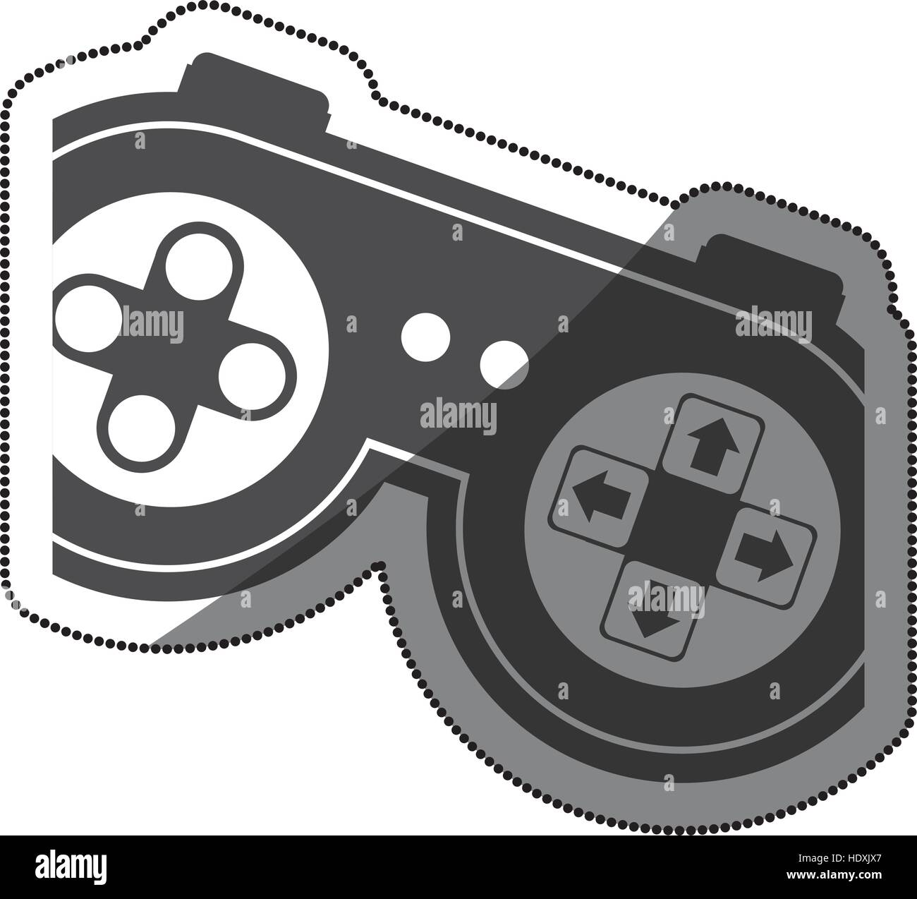 Isolated gamepad of videogame design Stock Vector Image & Art - Alamy
