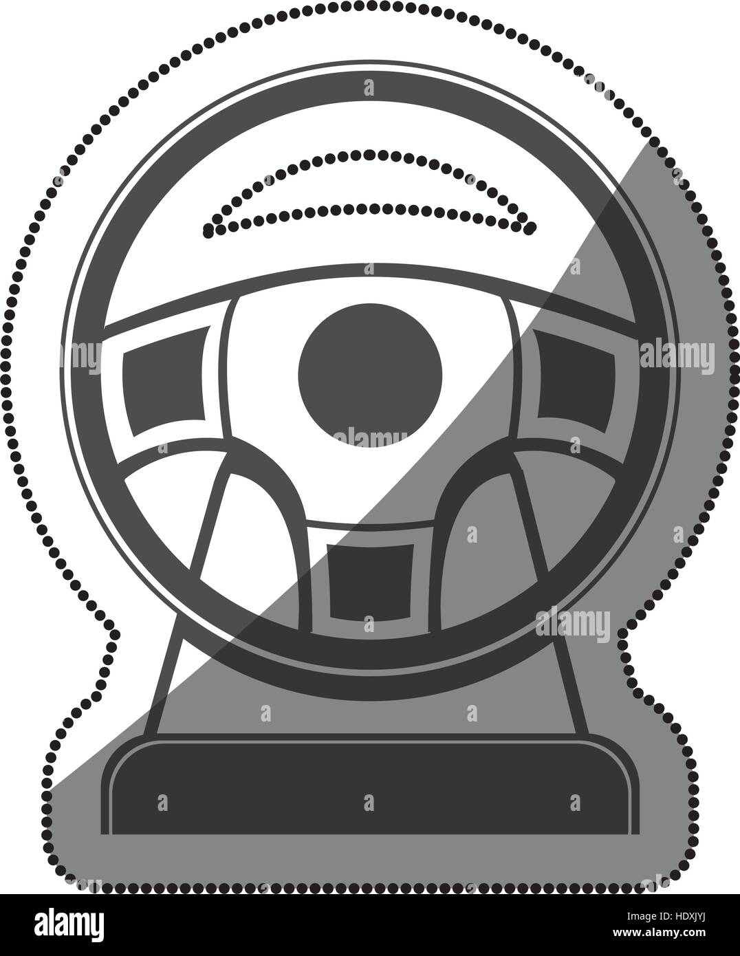 Isolated Wheel of videogame design Stock Vector Image & Art - Alamy