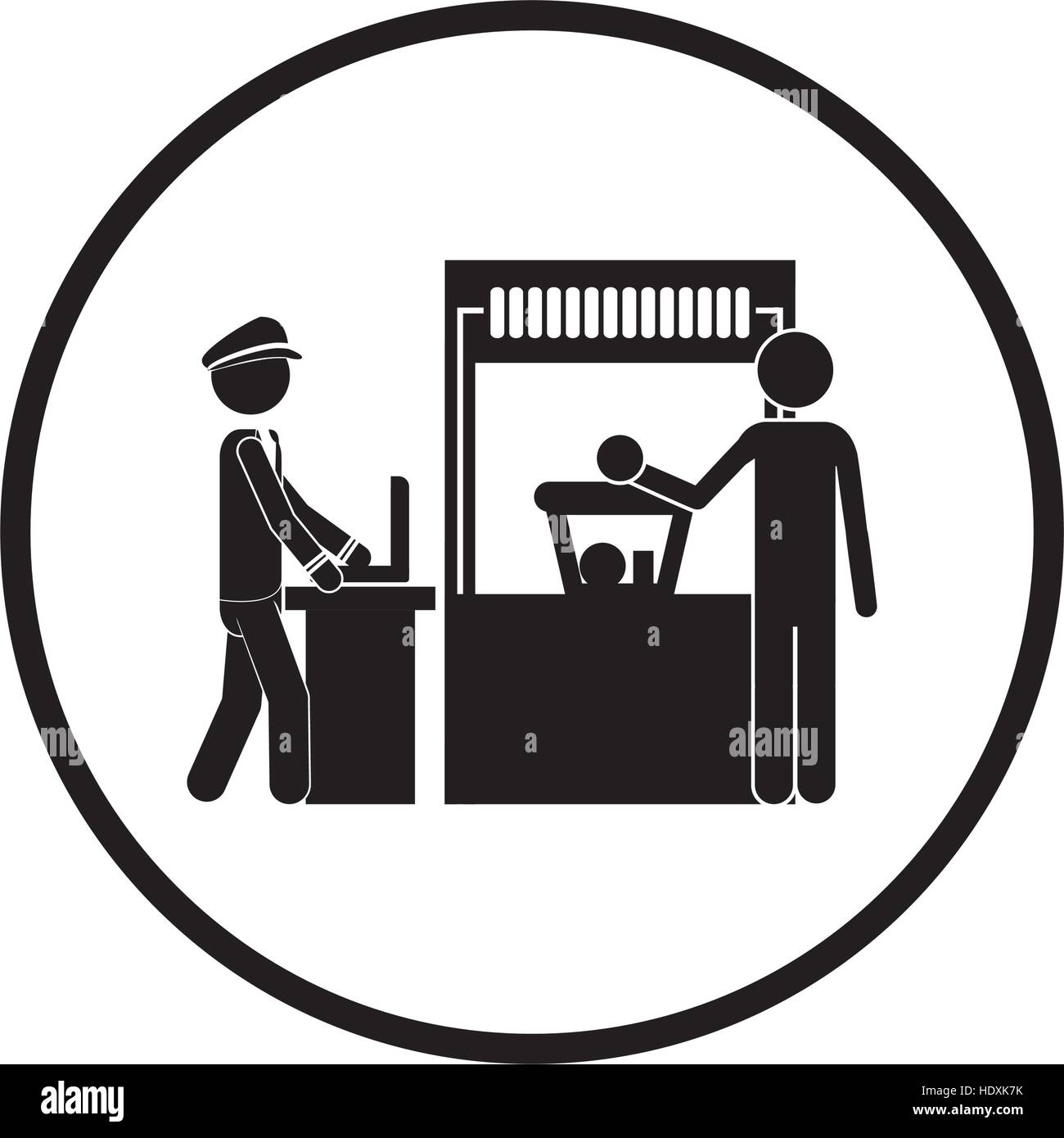 Isolated pictogram passenger design Stock Vector Image & Art - Alamy