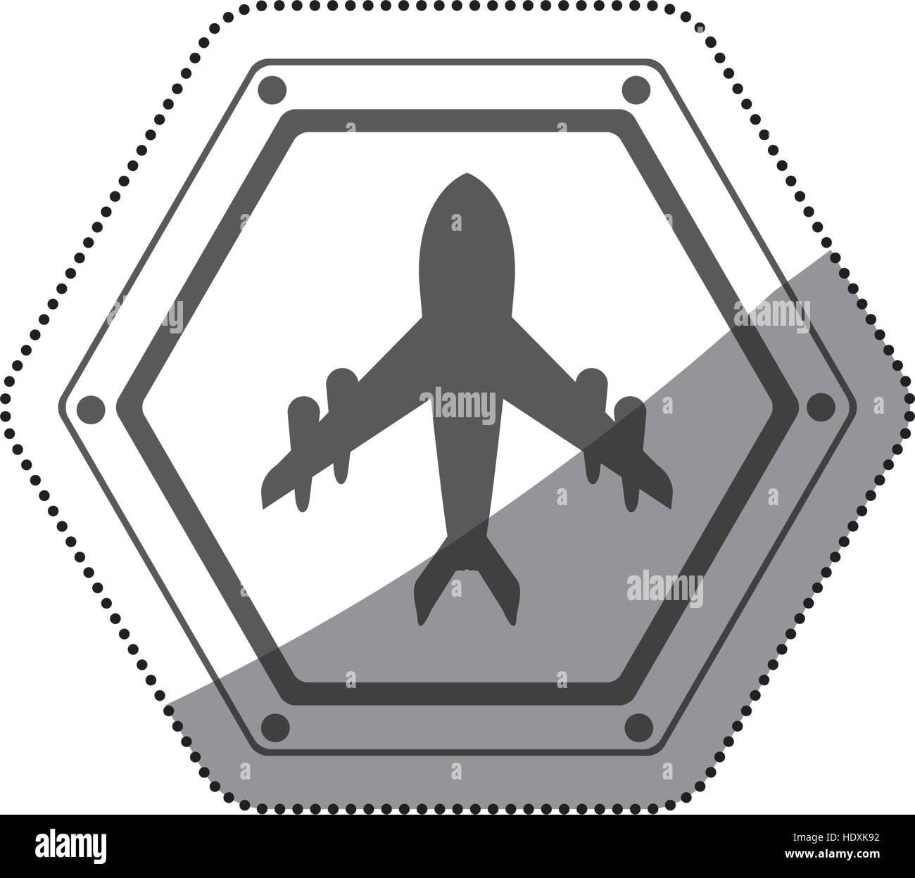 Isolated airplane road sign design Stock Vector Image & Art - Alamy