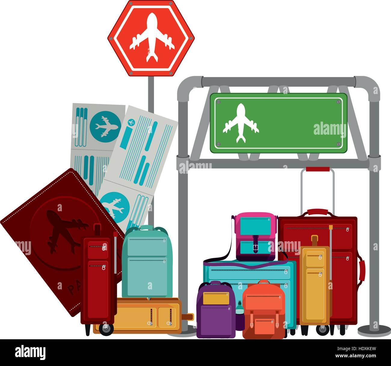 Isolated baggage design Stock Vector Image & Art - Alamy