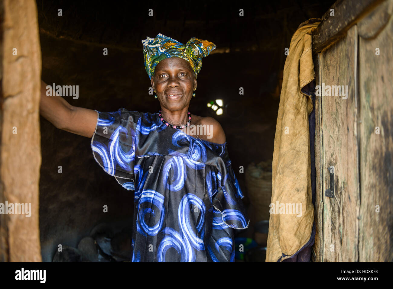 Village life in rural Mali Stock Photo - Alamy