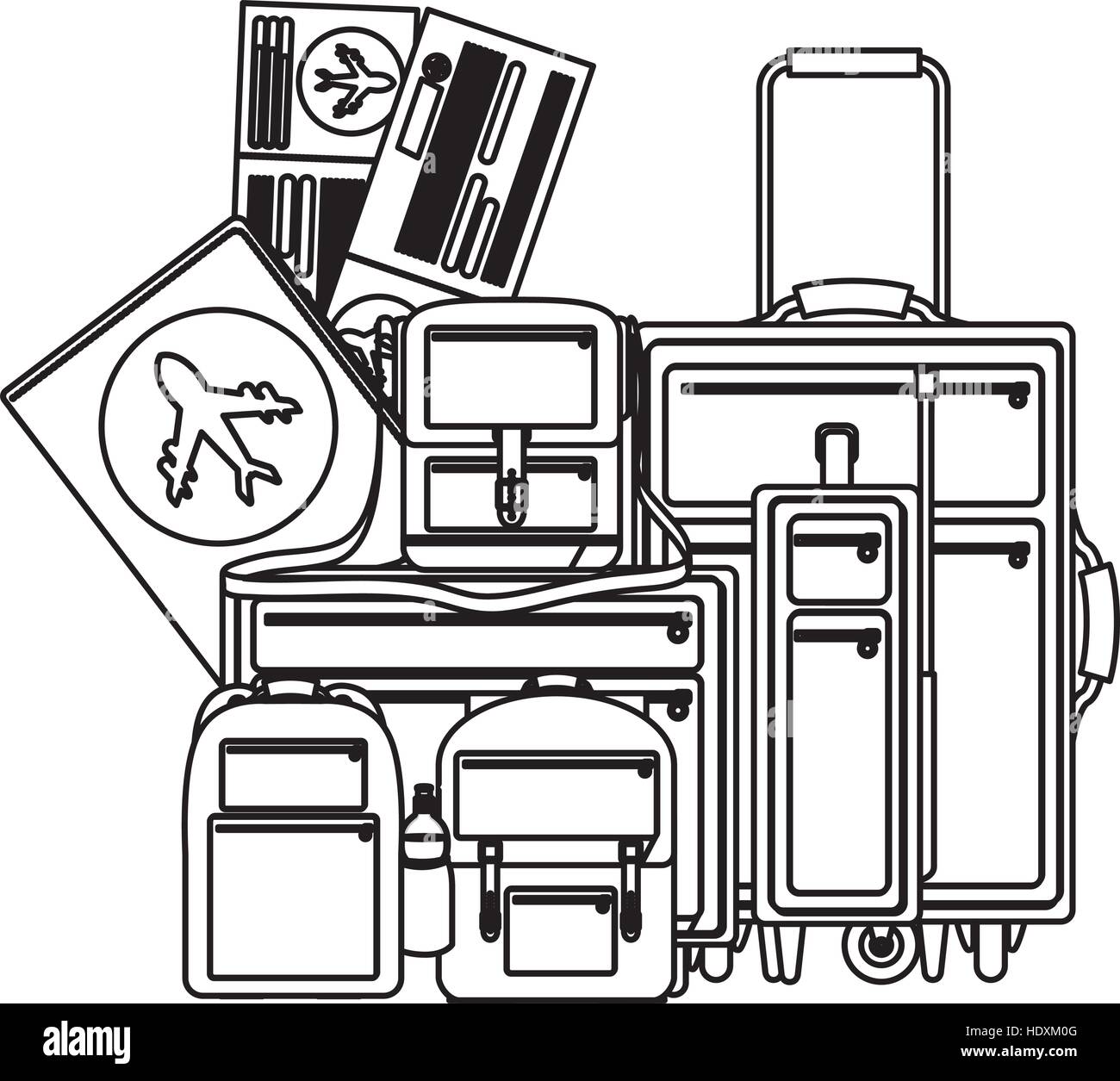Isolated baggage design Stock Vector Image & Art - Alamy