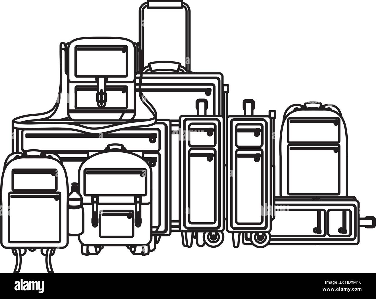 Isolated baggage design Stock Vector Image & Art - Alamy