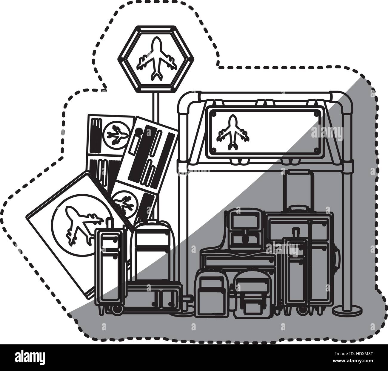 Isolated baggage design Stock Vector Image & Art - Alamy