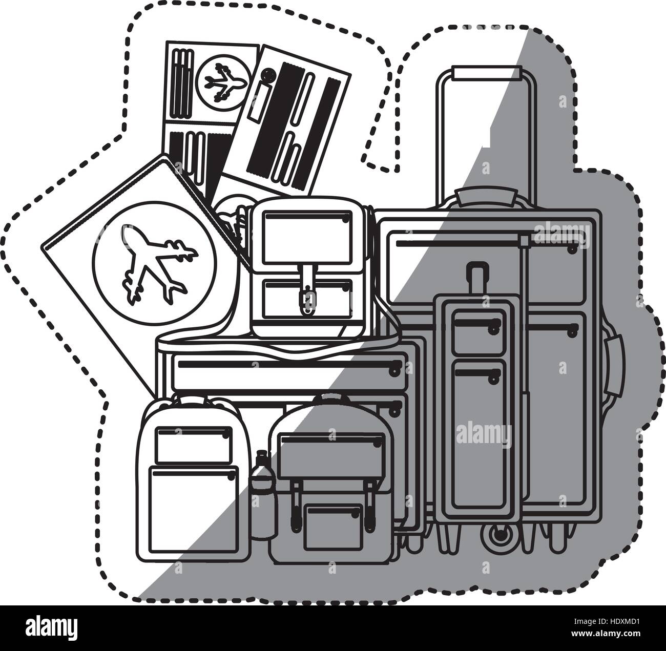 Isolated baggage design Stock Vector Image & Art - Alamy