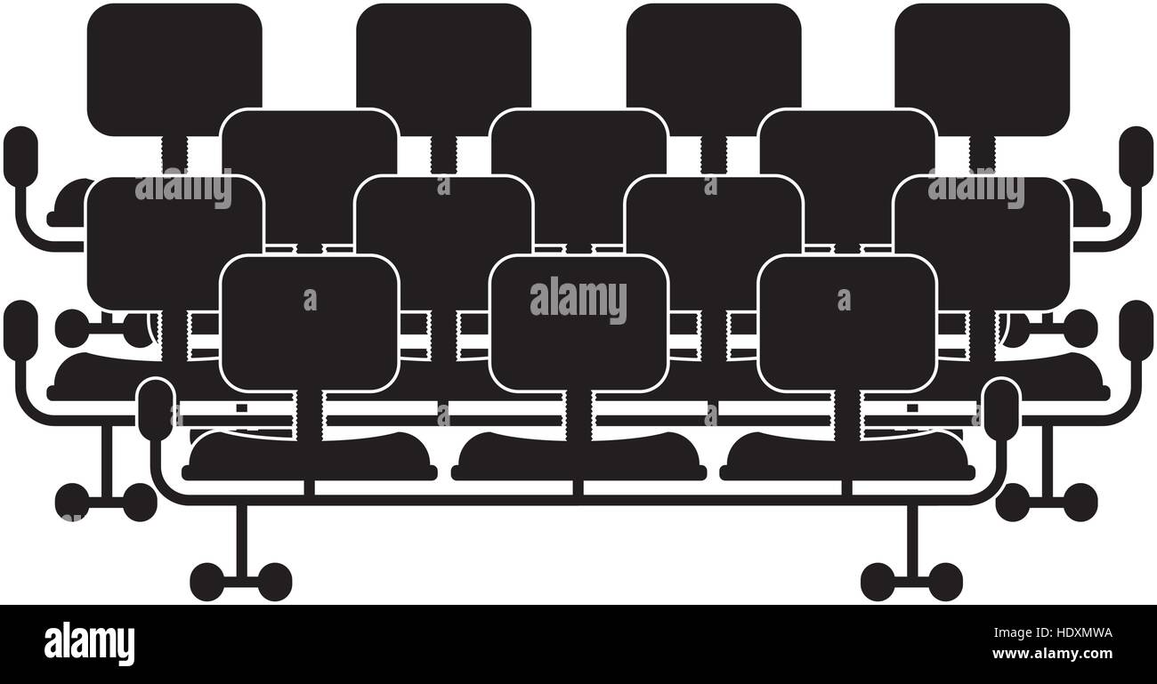 Isolated waiting chairs design Stock Vector Image & Art - Alamy