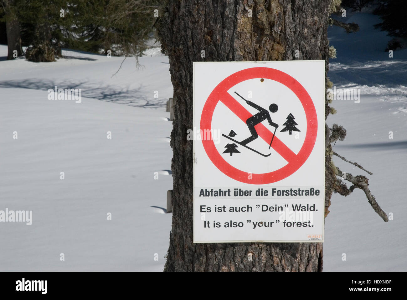 Sign indicating landscape conservation hi-res stock photography and ...