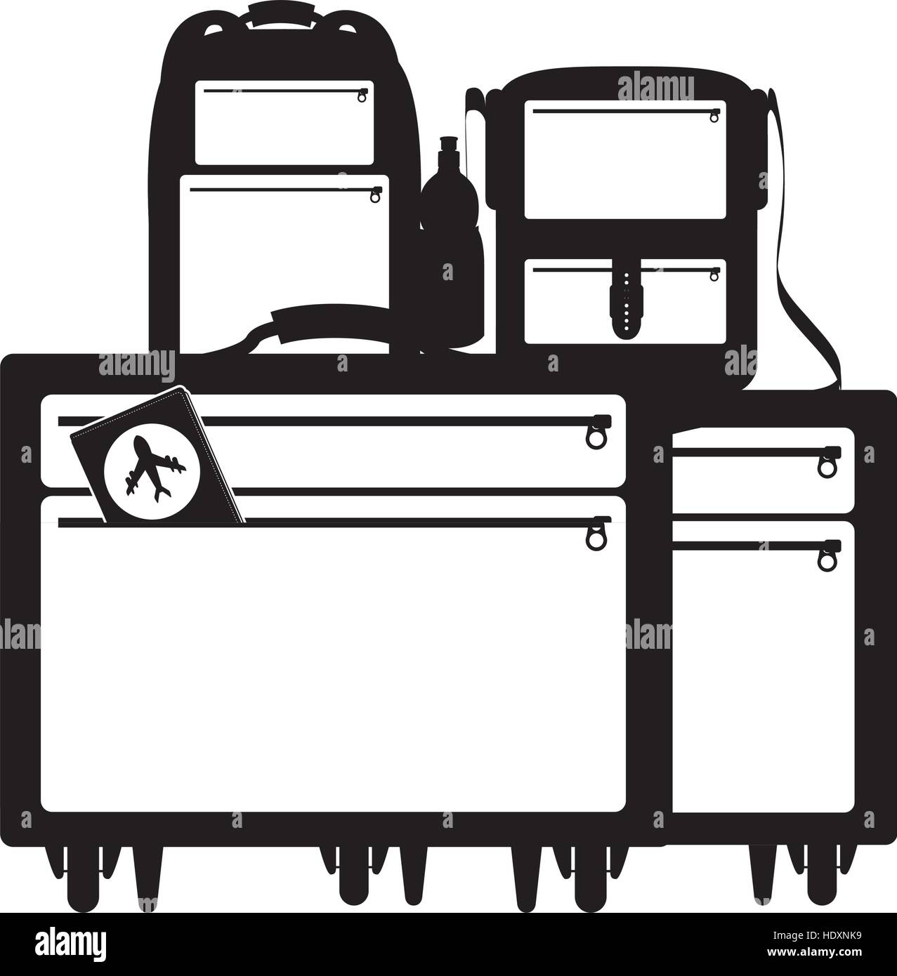 Isolated baggage design Stock Vector Image & Art - Alamy