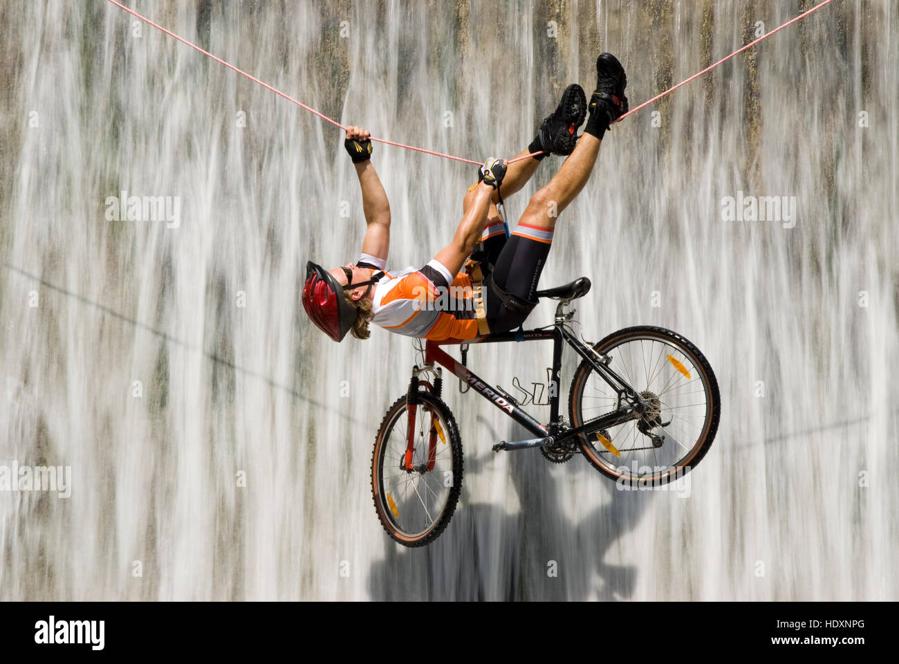 Man falls off bicycle hi-res stock photography and images - Alamy