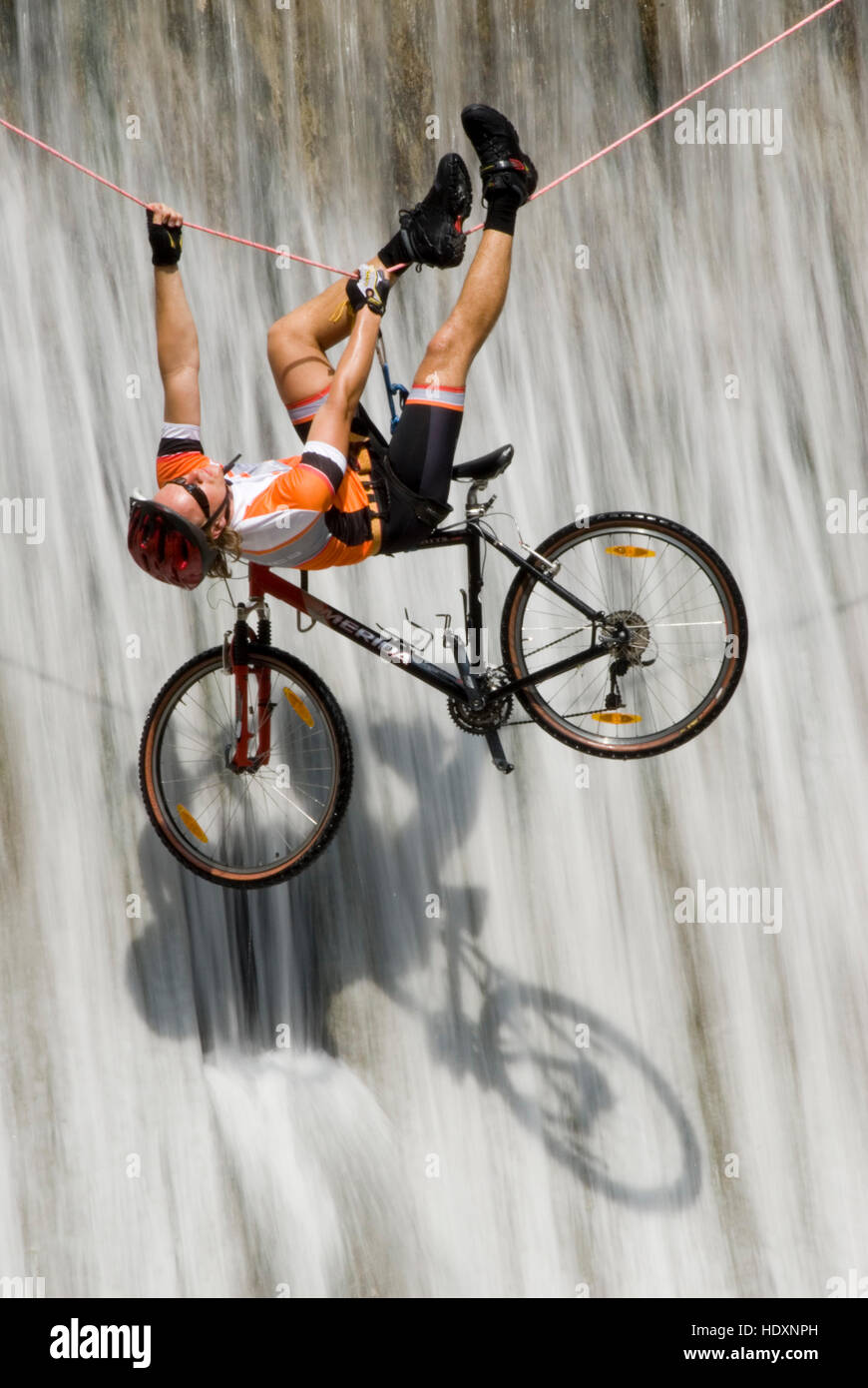 Man falls off bicycle hi-res stock photography and images - Alamy