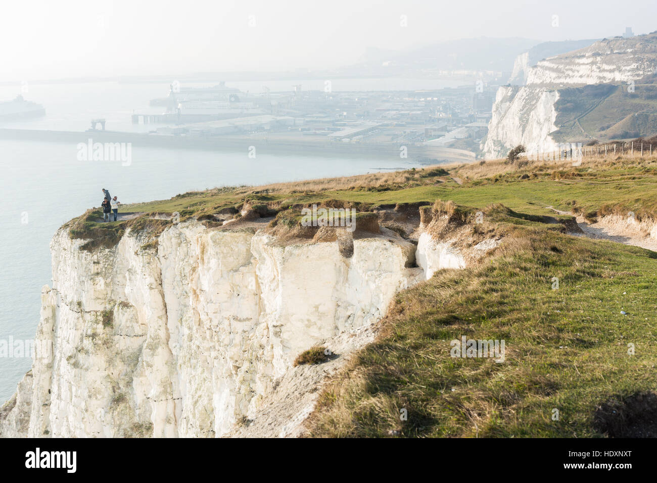 White cliffs, Dover Stock Photo - Alamy