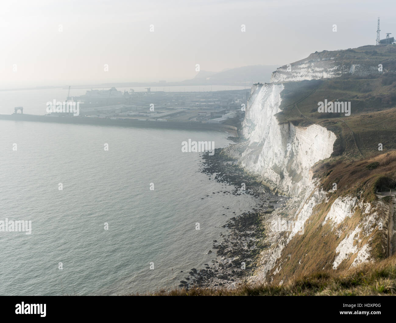 White cliffs, Dover Stock Photo - Alamy