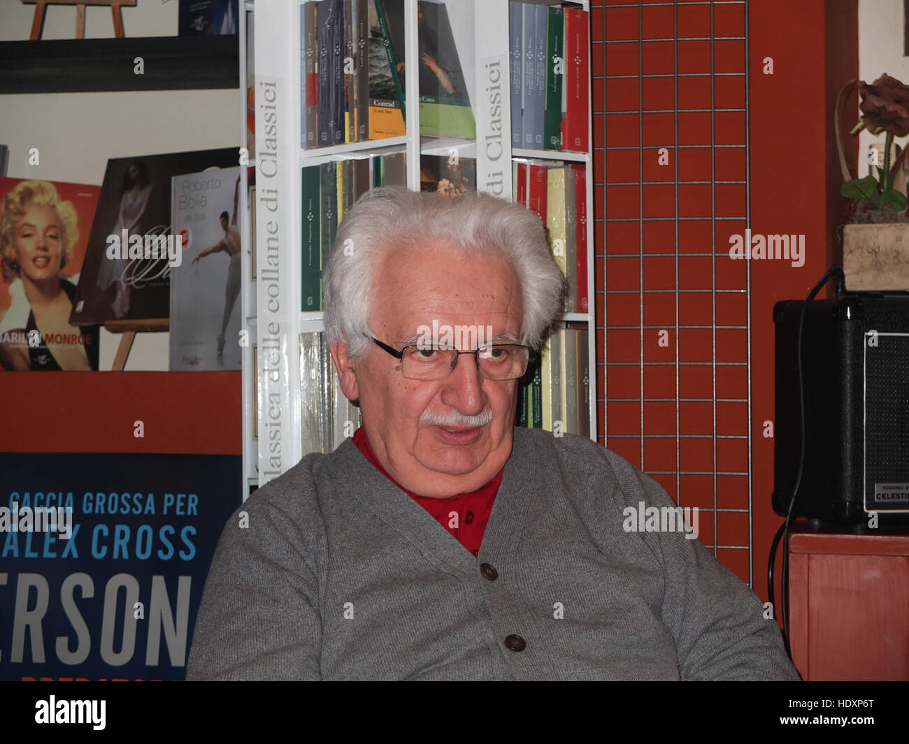 Bruno Gambarotta, Italian writer and actors in Chieri(Turin) La Torre ...