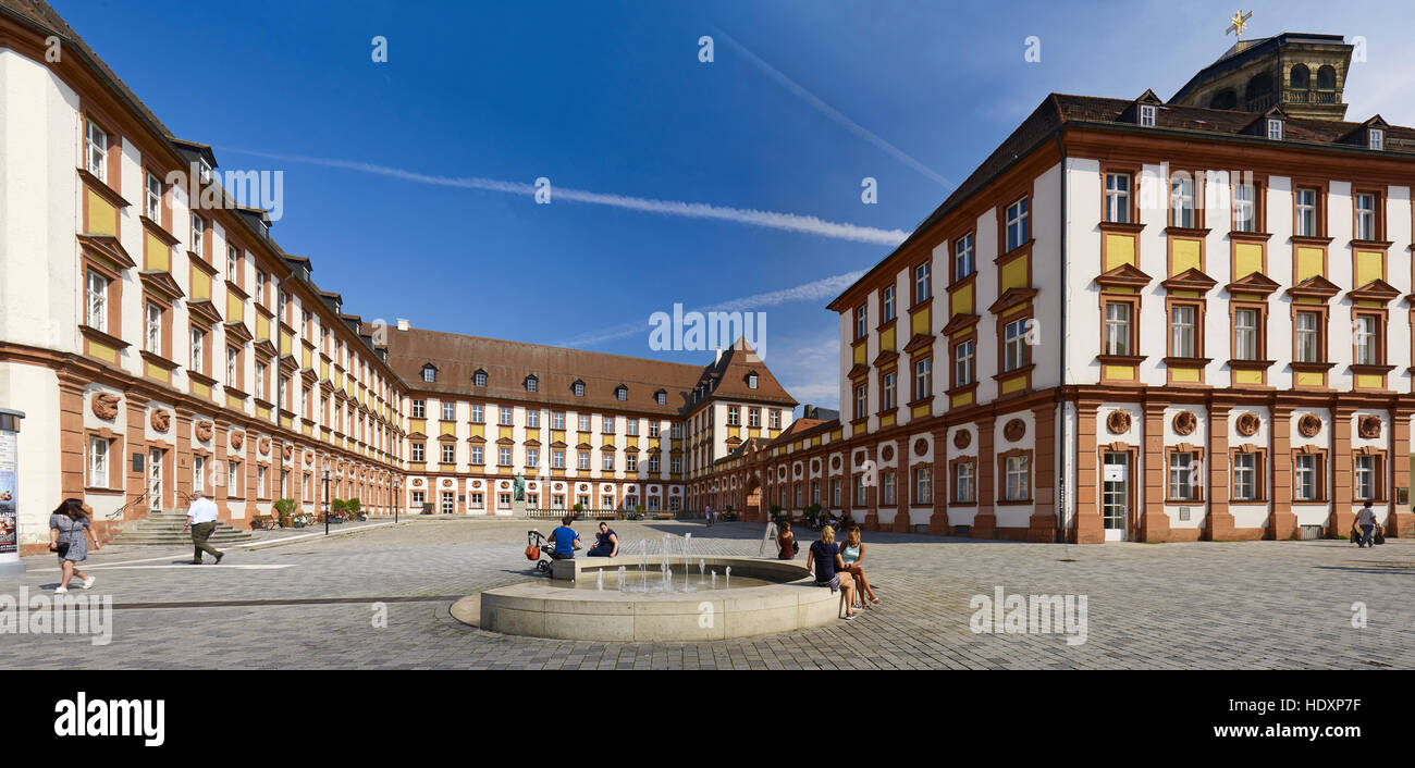 Old castle on the Maximilianstrasse in Bayreuth, Upper Franconia ...