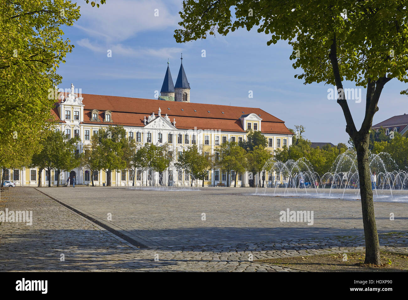 Parliament Building with Cathedral Square, Magdeburg, Sachsen-Anhalt ...