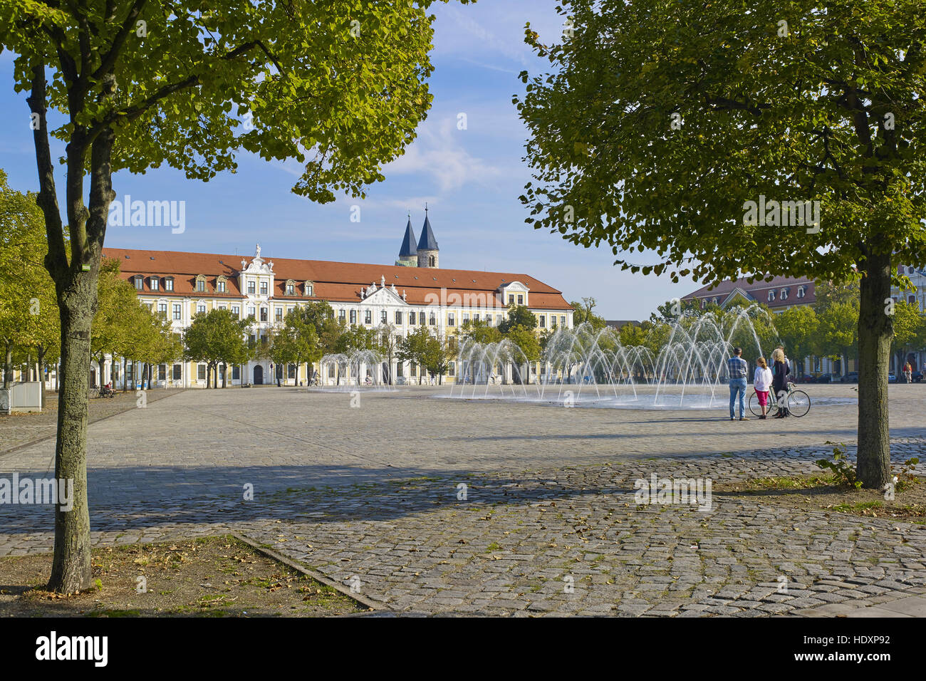 Parliament Building with Cathedral Square, Magdeburg, Sachsen-Anhalt ...