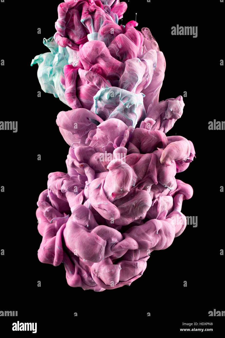 Liquid Colors Under Water Stock Photo - Alamy