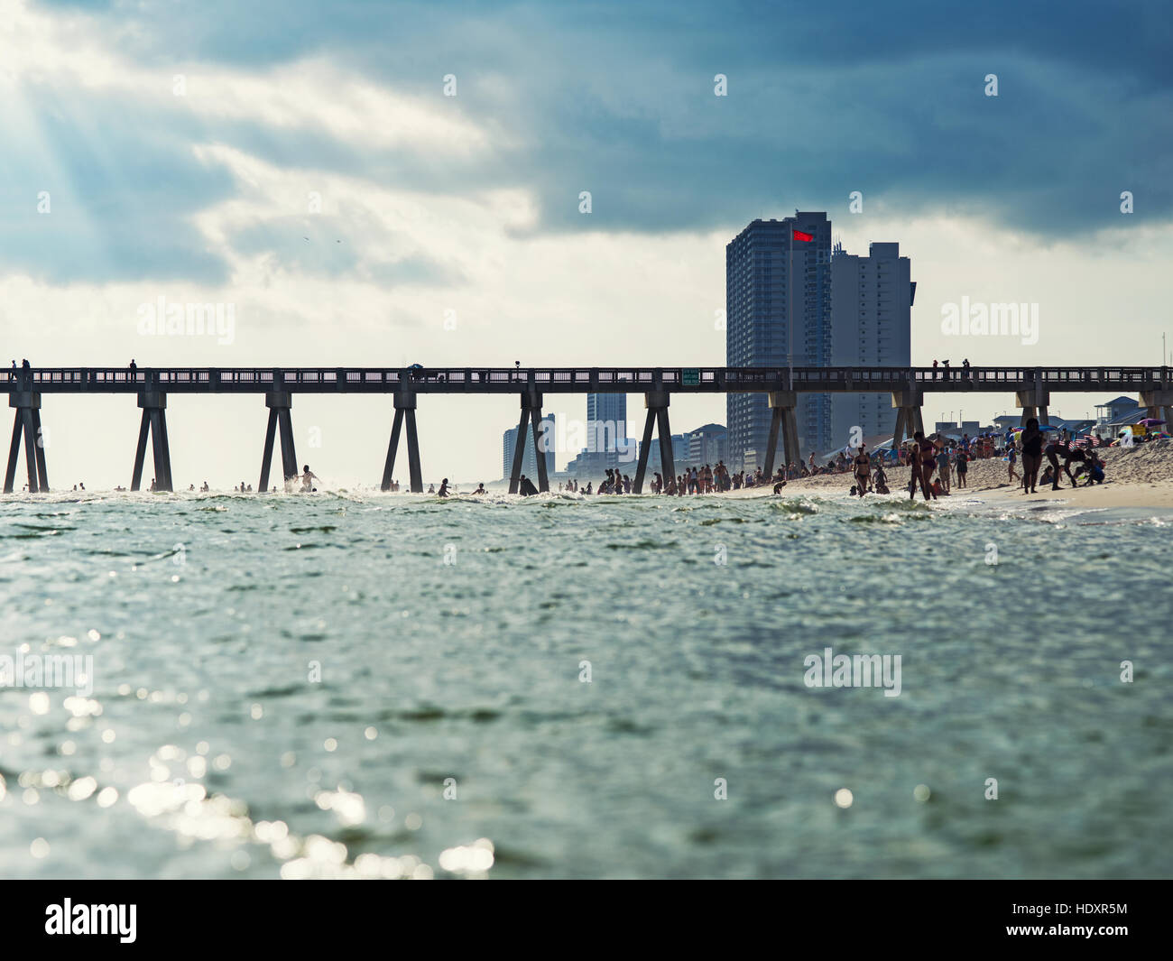 Florida beach pier hi-res stock photography and images - Alamy